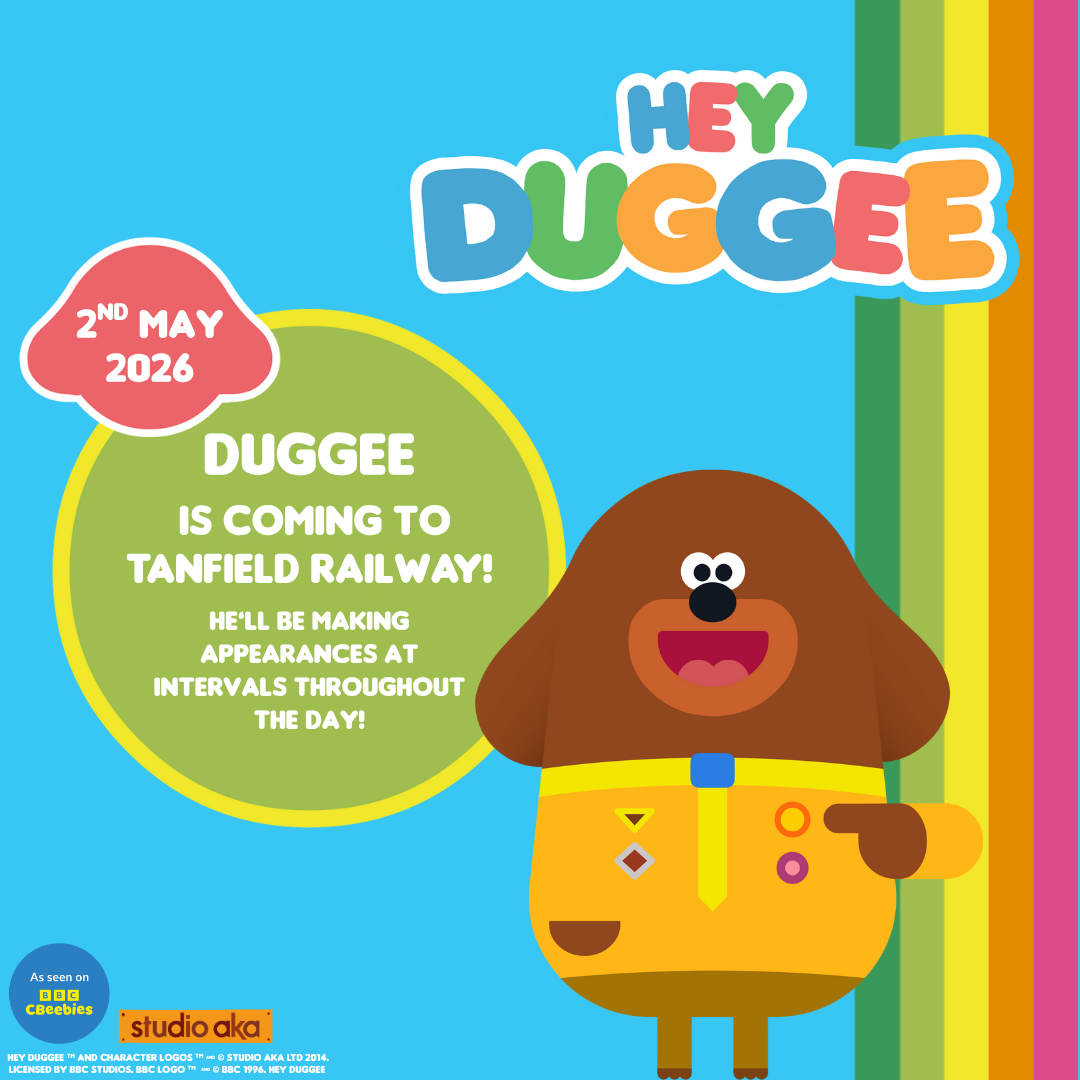 Hey Duggee Family Steam Train Tanfield Newcastle North East England