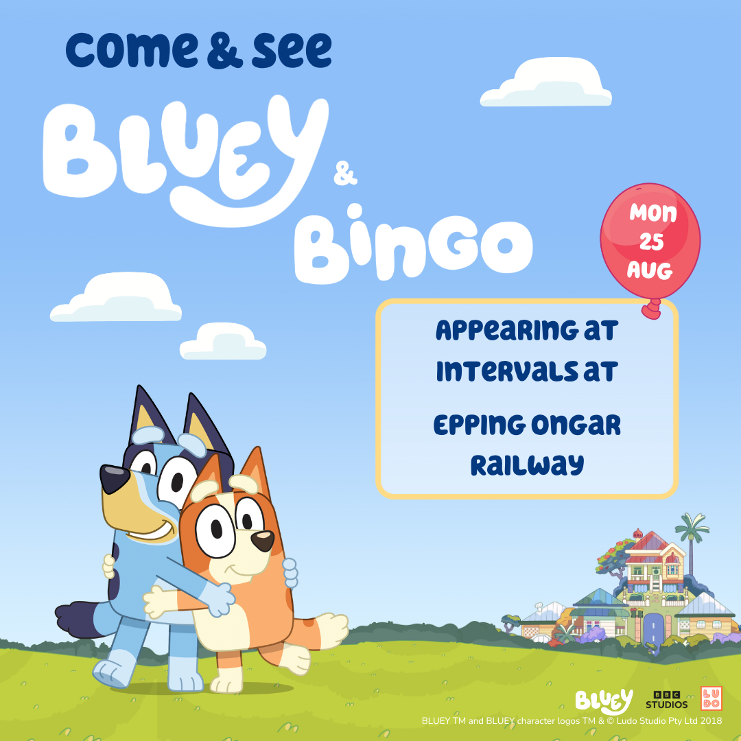 Steam Train Journey with the Opportunity to Meet Bluey! Essex