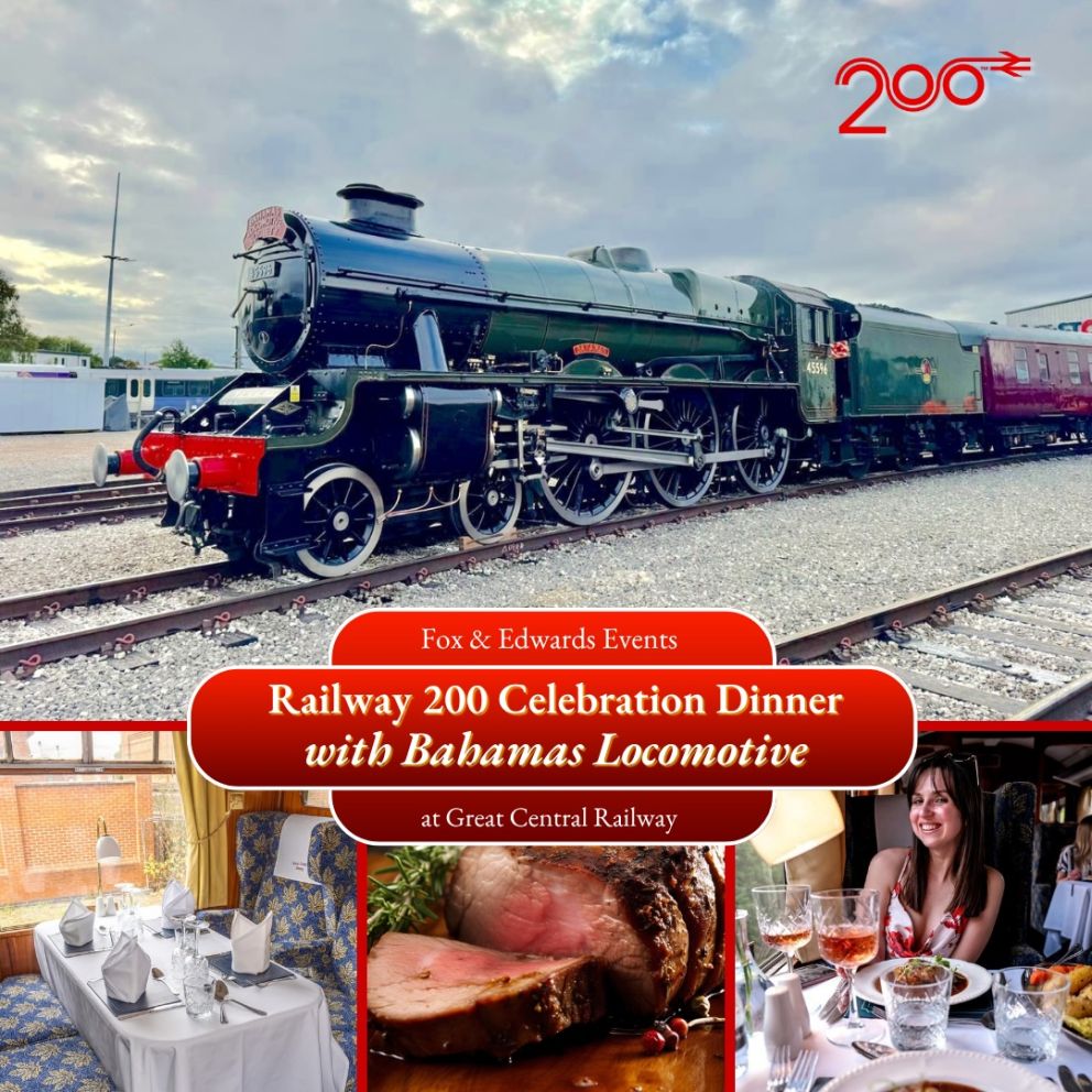 Railway200 Celebration Dinner | Great Central Railway