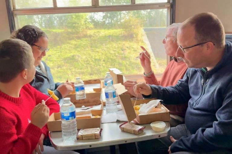Steam Train Journey with Fish and Chips on Board - Sussex