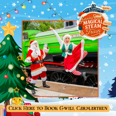 Santa Magical Steam Train Carmarthenshire South Wales Christmas