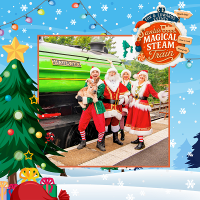 Santa Magical Steam Train Carmarthenshire South Wales Christmas